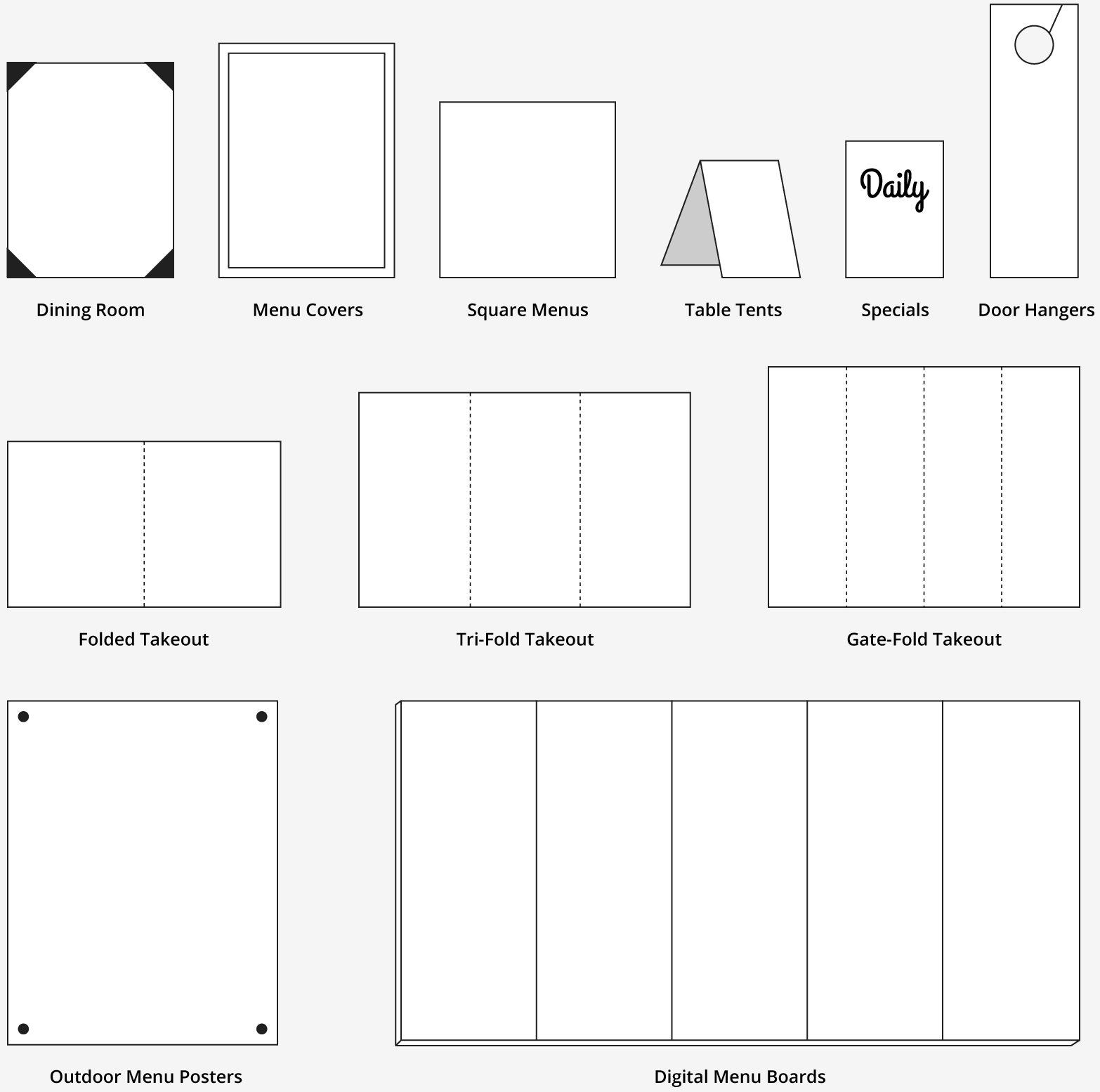 Restaurant Menu Maker: Design, Create, and Print Custom Restaurant ...
