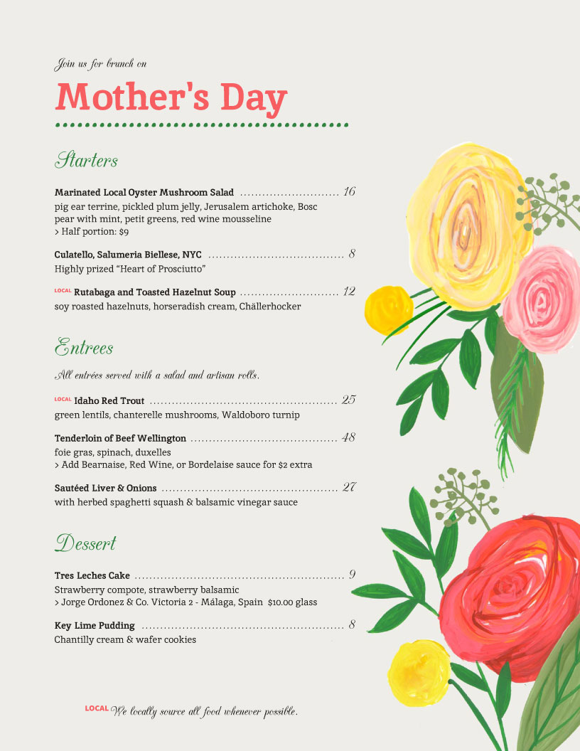Holiday Menu Templates From IMenuPro More Than Just Templates